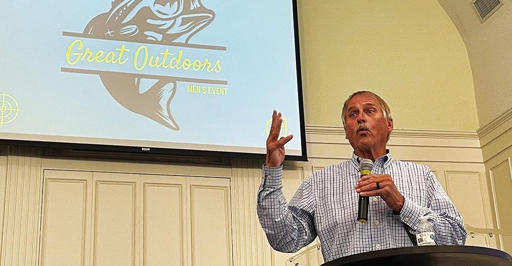Legendary fisherman Hank Parker draws crowd of 200+ men to FBC ...