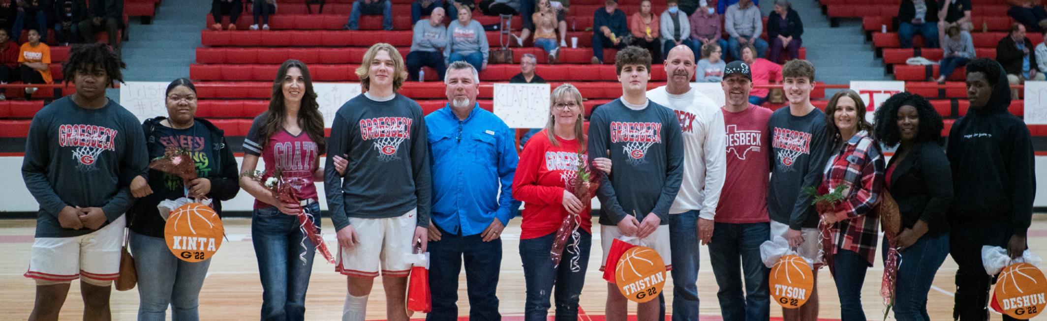 GOAT BASKETBALL SENIOR NIGHT | Groesbeck Journal