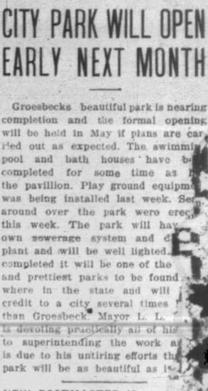 Splashing Through a Century: Groesbeck City Pool Making Waves For 100 ...