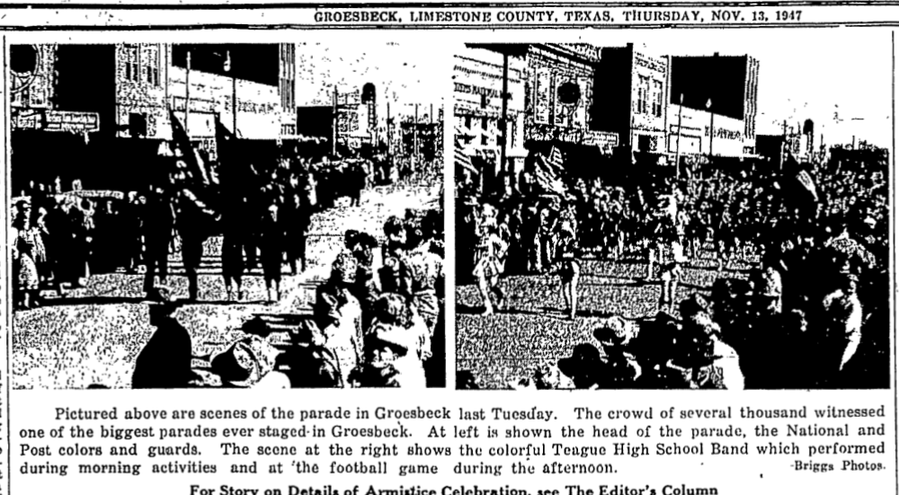 Blizzards to Bonfires: The Homecoming History of Groesbeck | Groesbeck ...