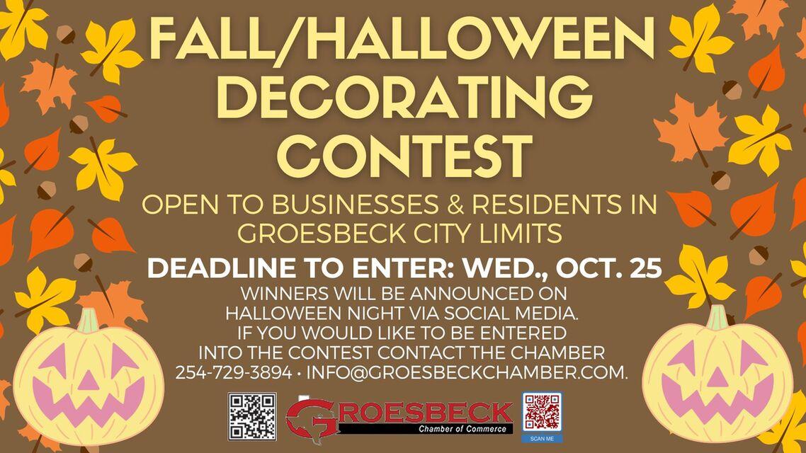 Fall/Halloween decorating contest now underway | Groesbeck Journal