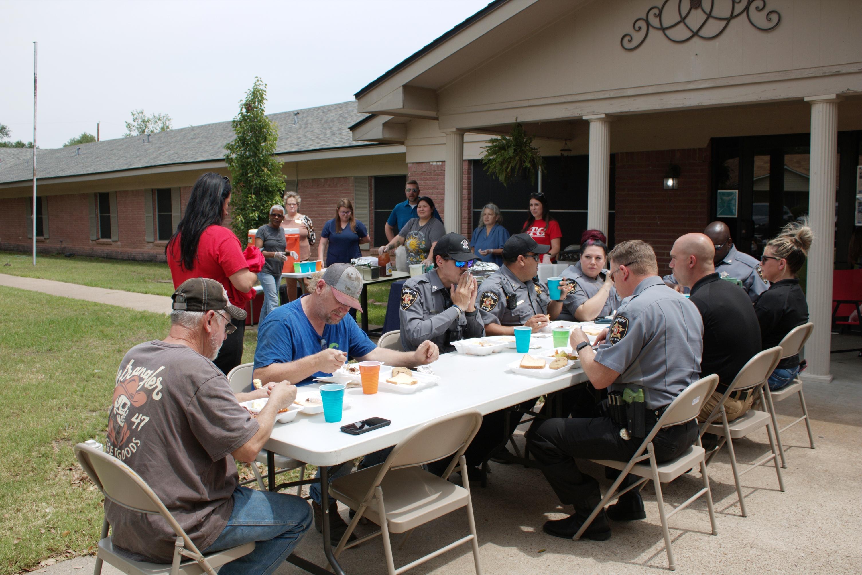 Groesbeck, Mexia & Teague LTCs Fire Up the Grill for Nursing Home Week ...