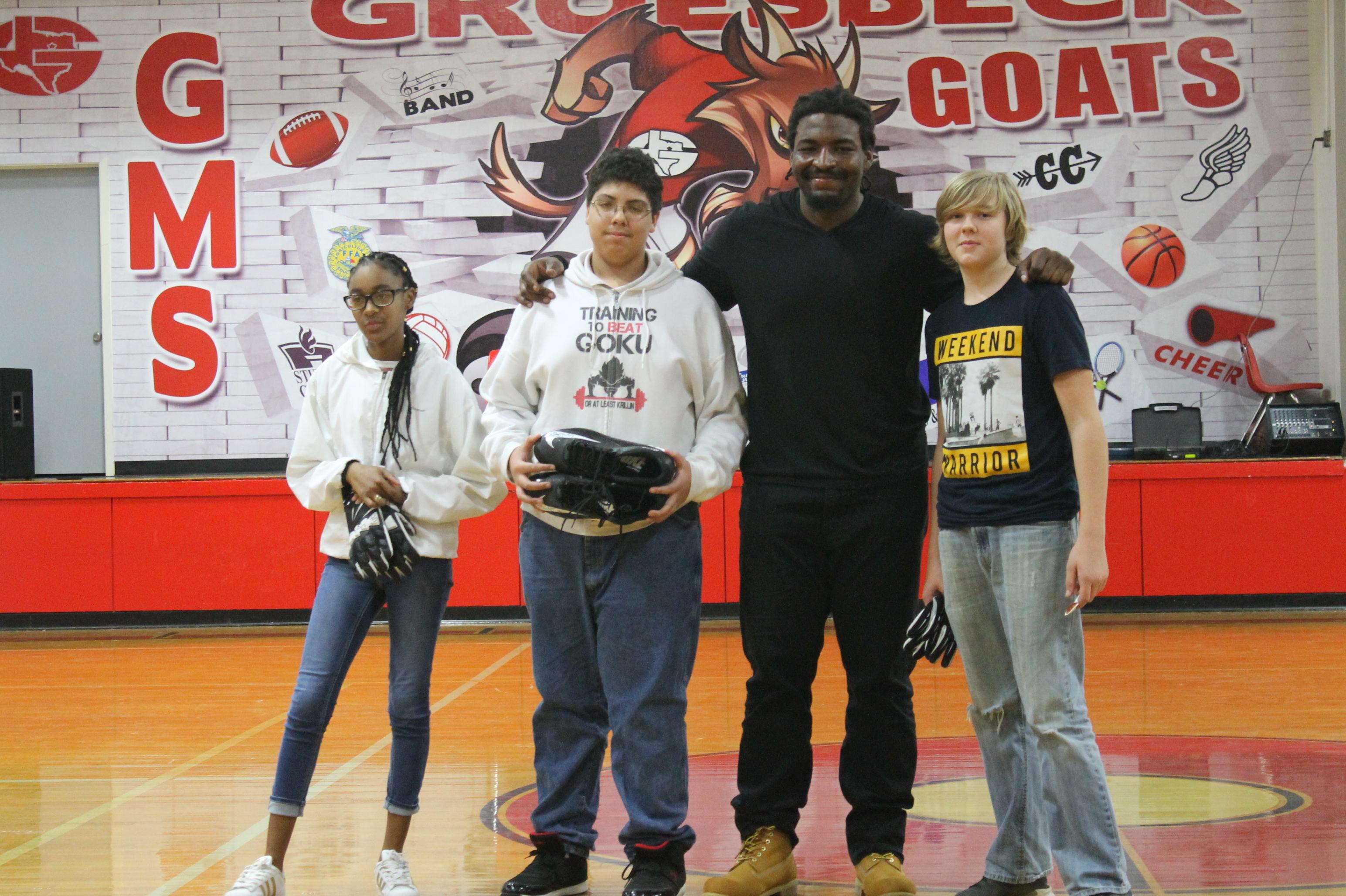 Craig Watts visits GHS/GMS with inspirational message | Groesbeck Journal