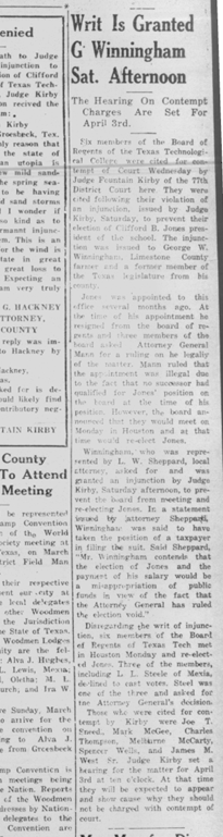 A Farmer’s Stand: Limestone County’s Role in the 1939 Texas Tech ...