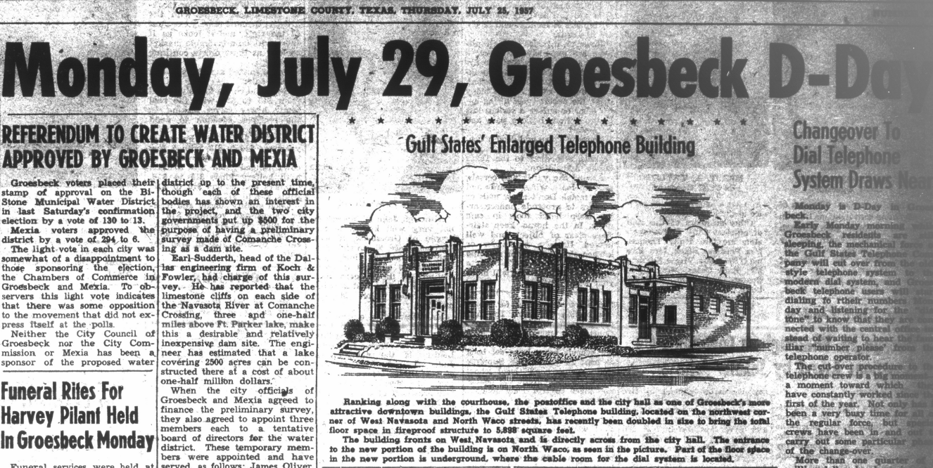 Groesbeck’s Switch to Dial Phones: A Leap into Modernity | Groesbeck ...