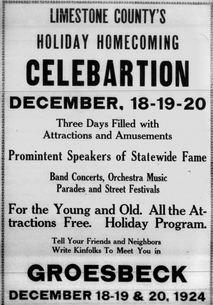 Blizzards to Bonfires: The Homecoming History of Groesbeck | Groesbeck ...
