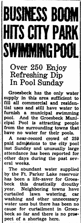 Splashing Through a Century: Groesbeck City Pool Making Waves For 100 ...