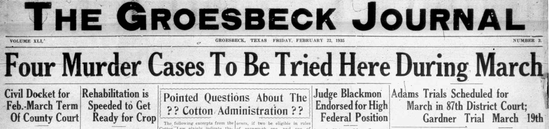 Courtroom Drama of 1935: The Murder Cases That Made Headlines ...