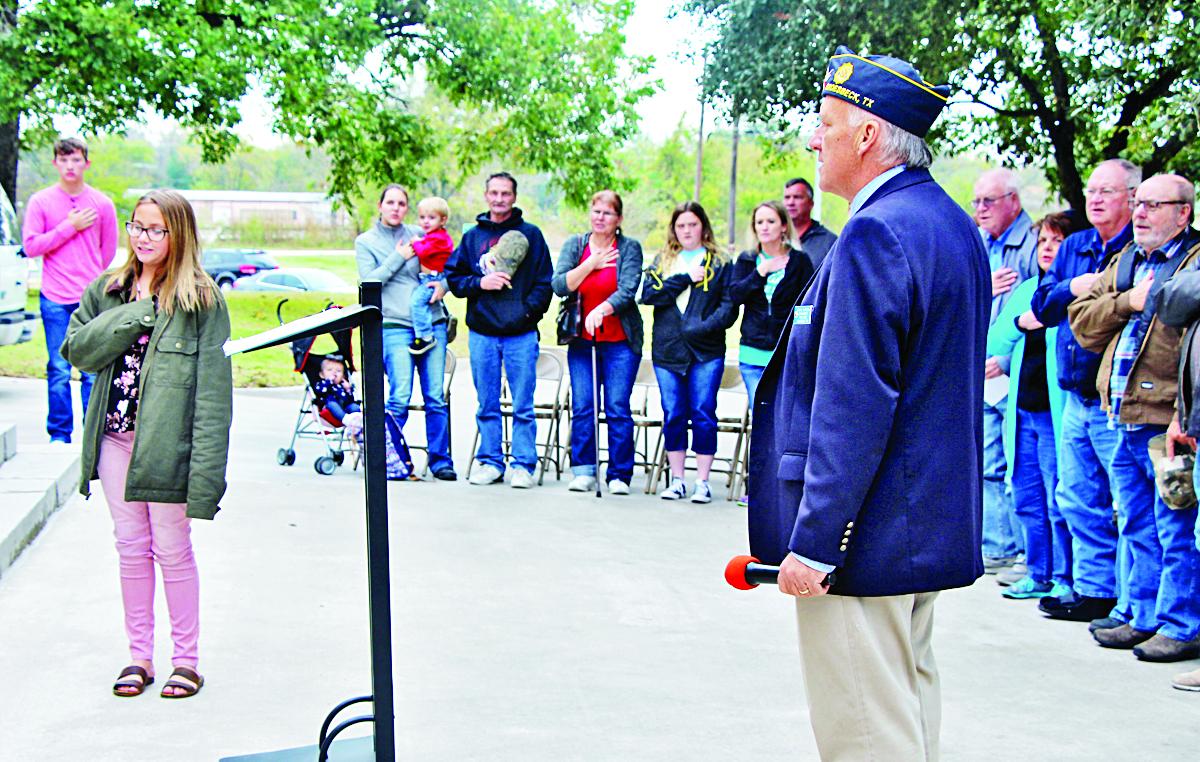 Courthouse ceremony honors veterans’ service | Groesbeck Journal